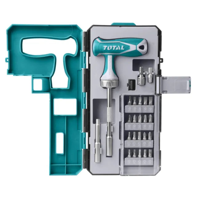 25 Piece Total Tools T-Handle Wrench Screwdriver Set – The Hosemaster