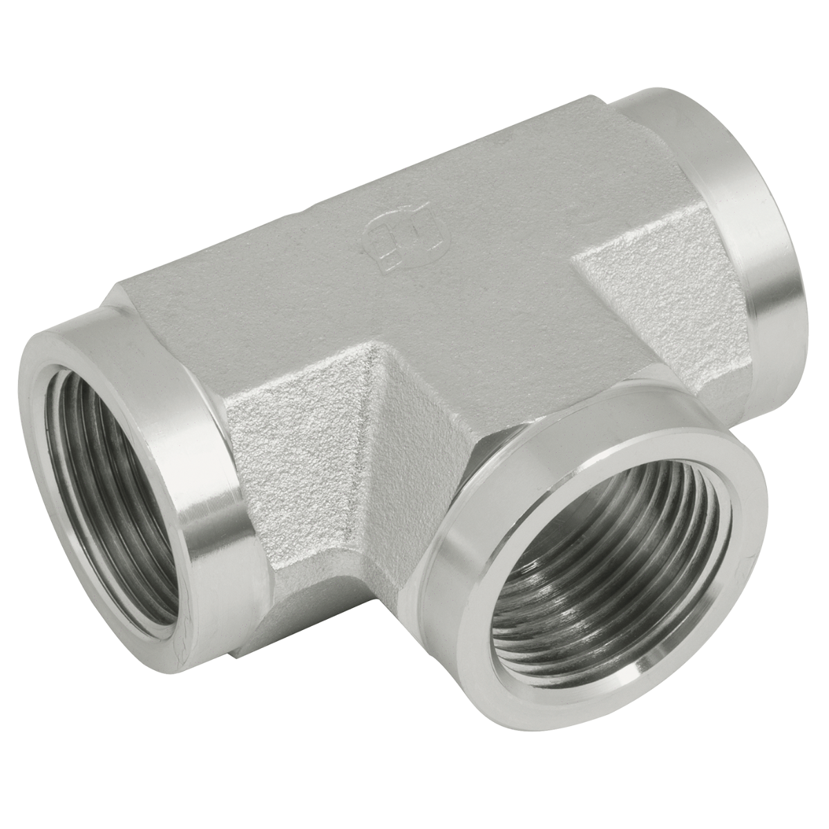 BSPP Female Fixed Equal Tee – The Hosemaster