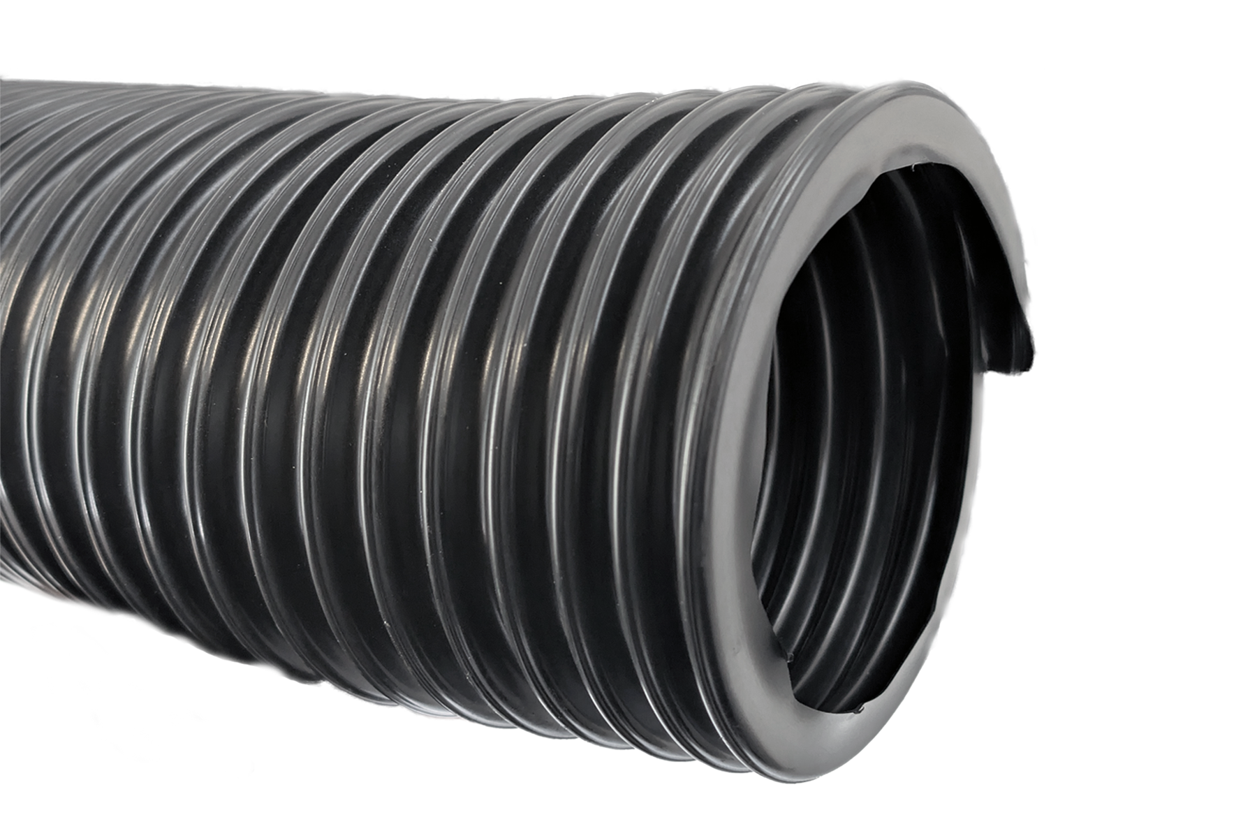 Black PVC Flame Retardant Extract Ducting – The Hosemaster